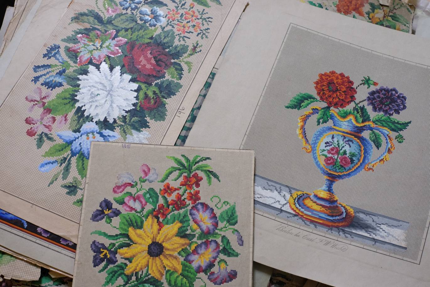 Berlin Woolwork Charts Part 1 No Color Chart Available