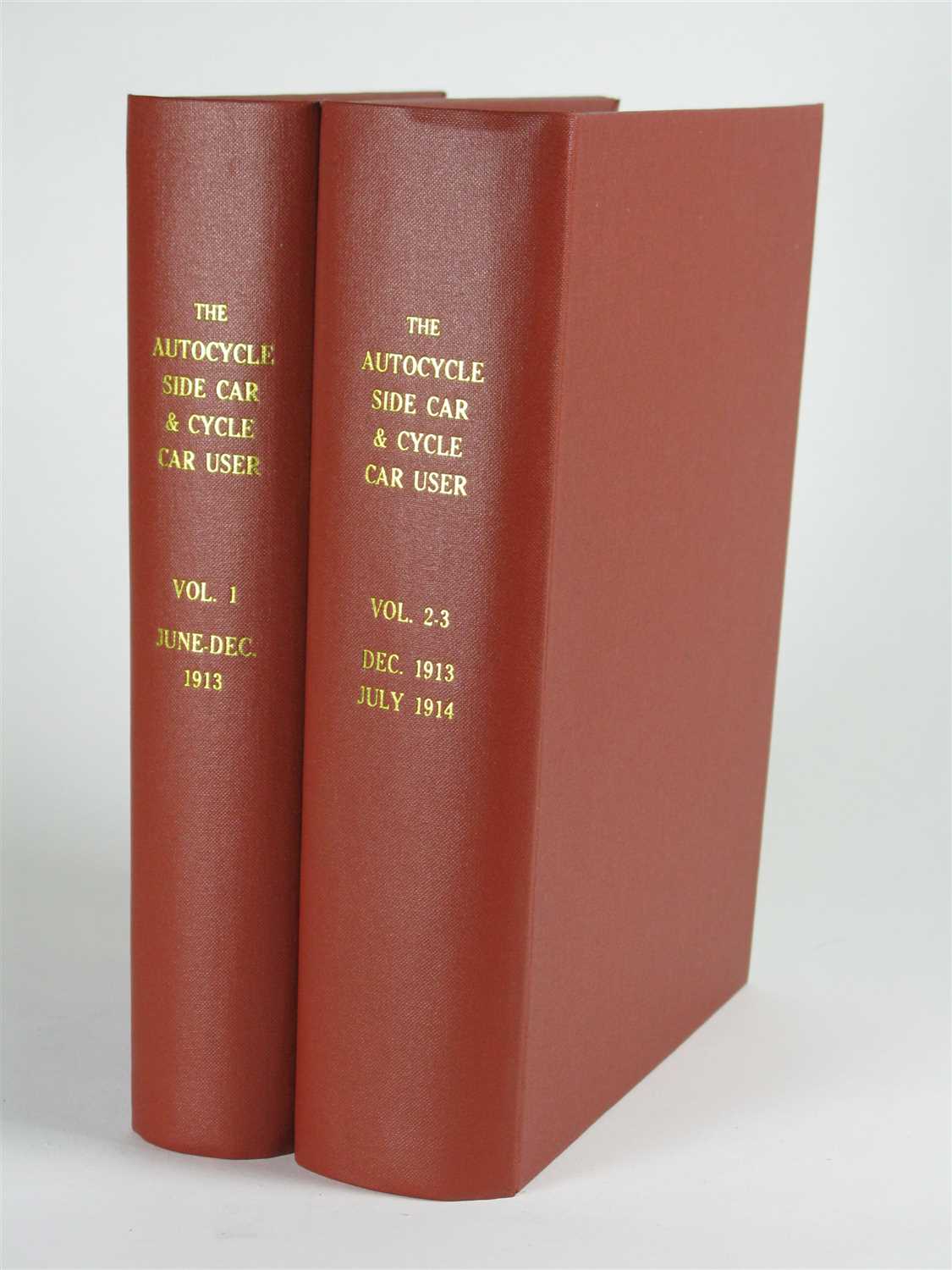 Lot 322 - The Autocycle, Vols 1 to 3,