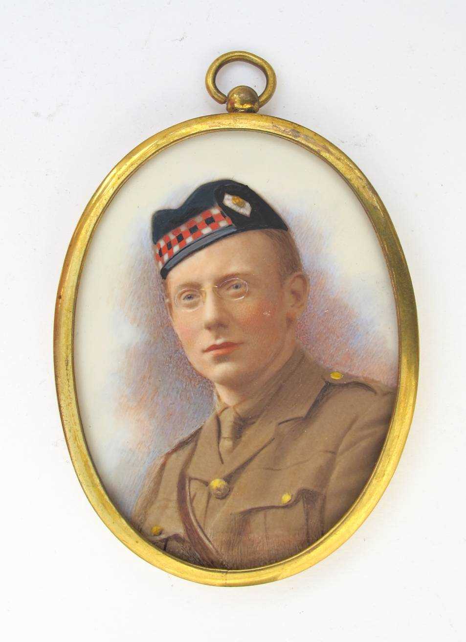 Lot 889 - Military miniature.