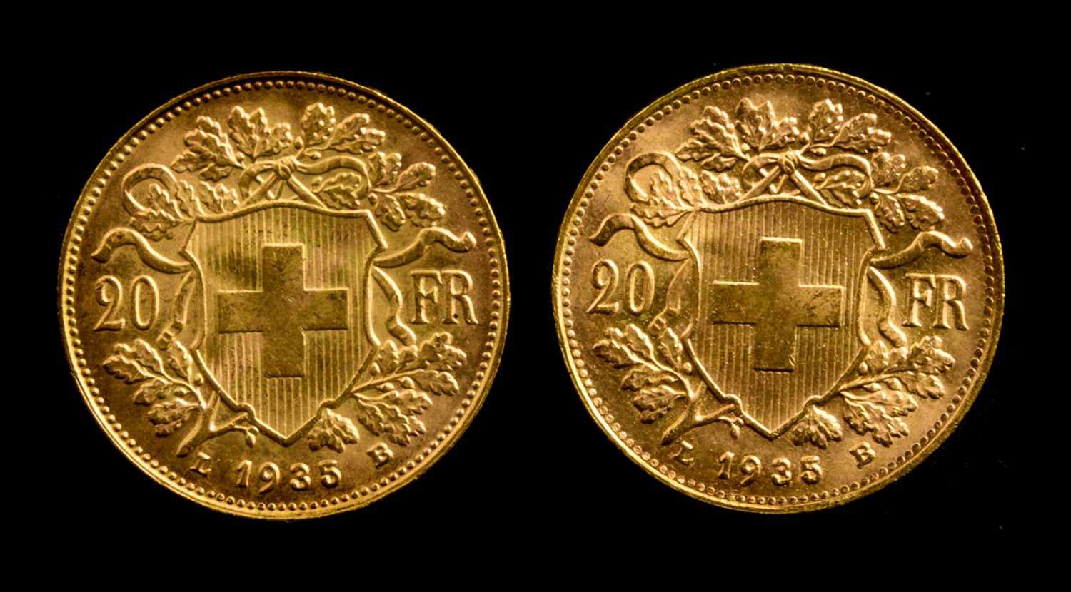 Lot 319 - Swiss Coins.