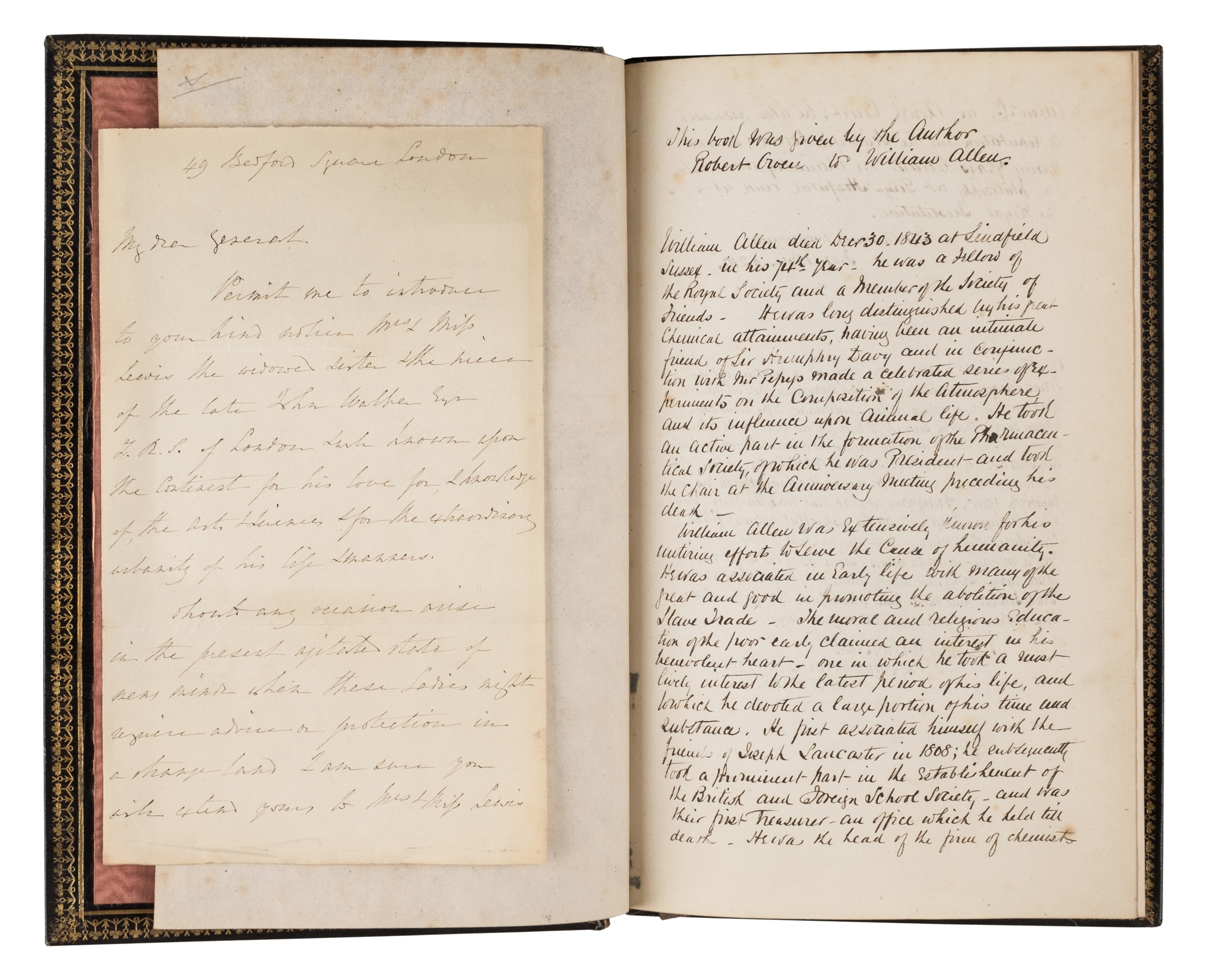 Lot 801 - Owen, Robert, 1771-1858