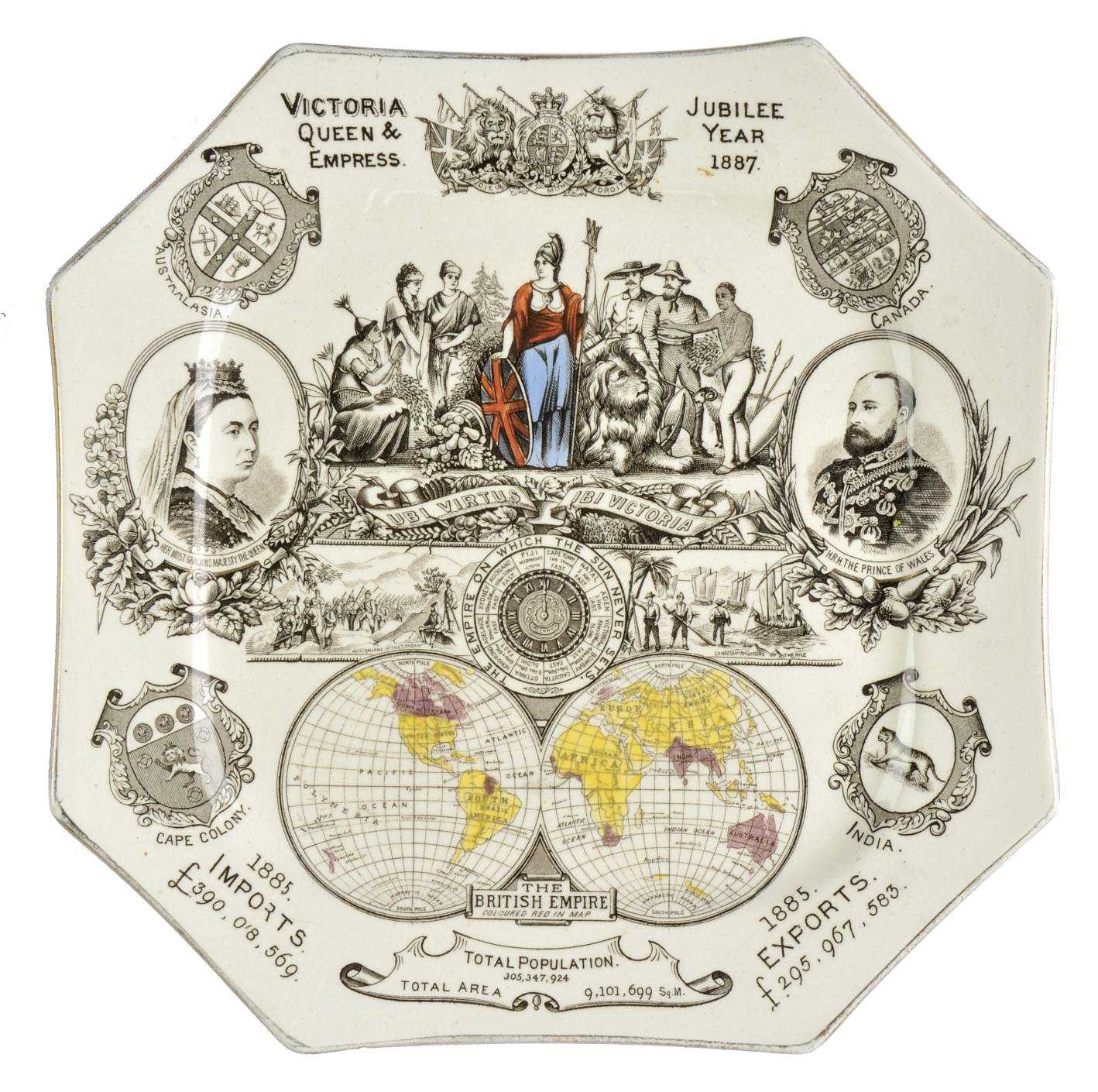 Lot 153 - Commemorative china.