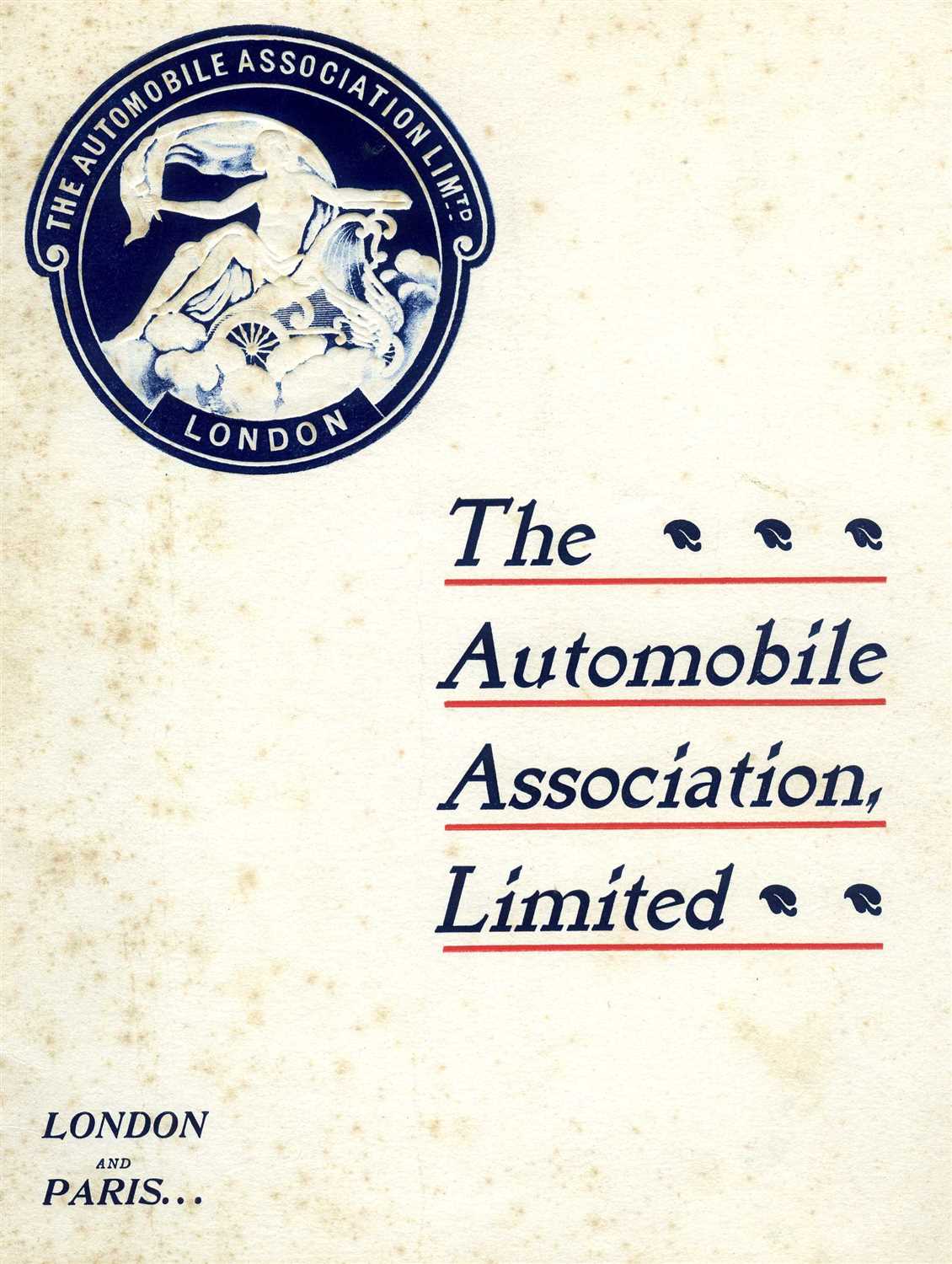 Lot 114 - The Automobile Association Ltd.,