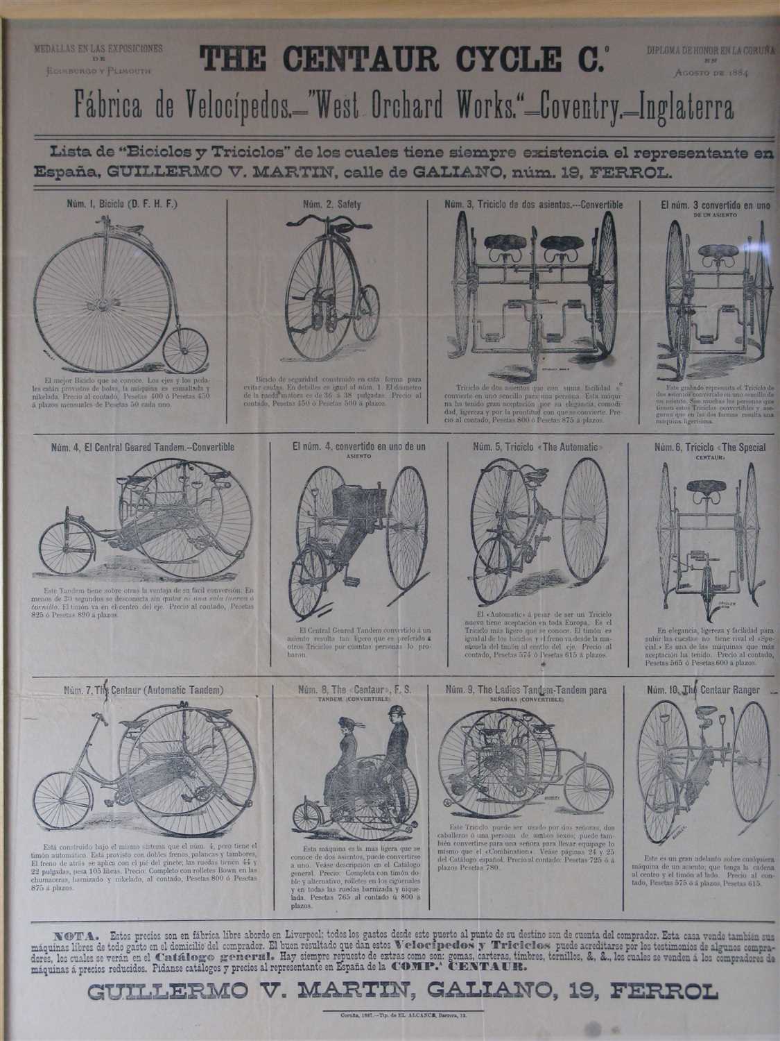Lot 563 - Centaur Cycle Co.