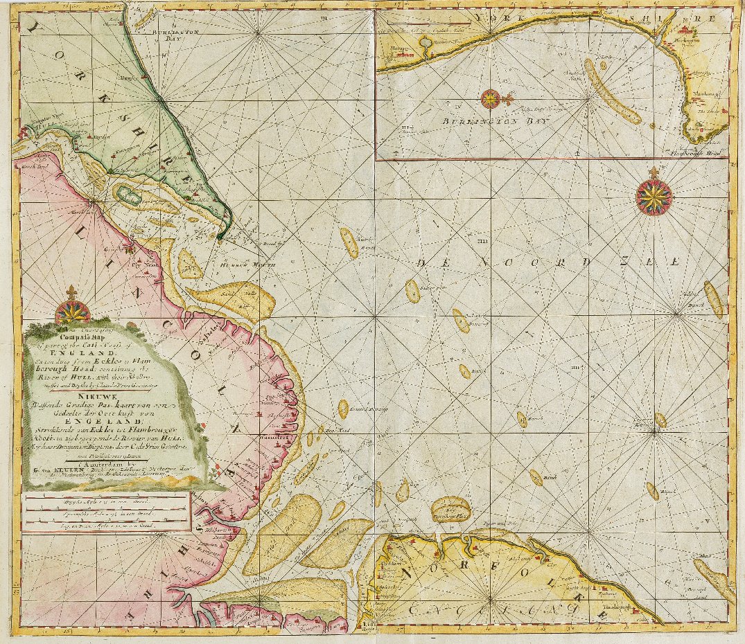 Lot 204 - Sea chart.