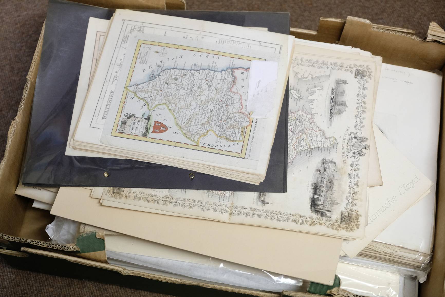 Lot 286 - Foreign topographical views.