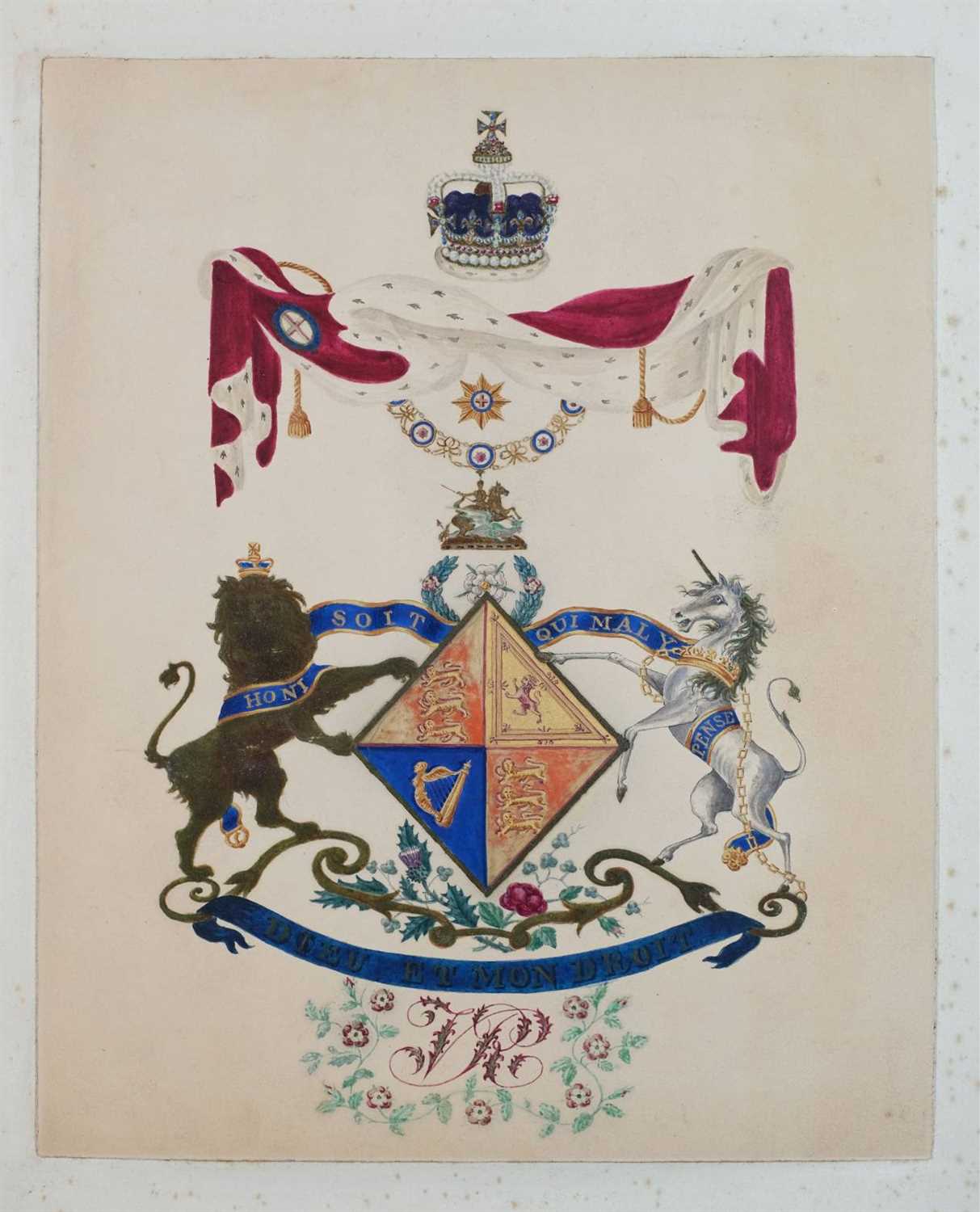 Lot 384 - Heraldry Manuscript.