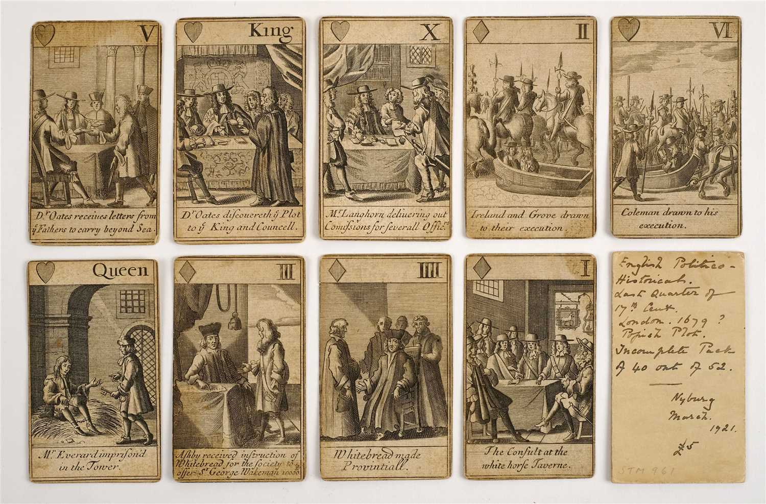 Lot 599 - Popish Plot.