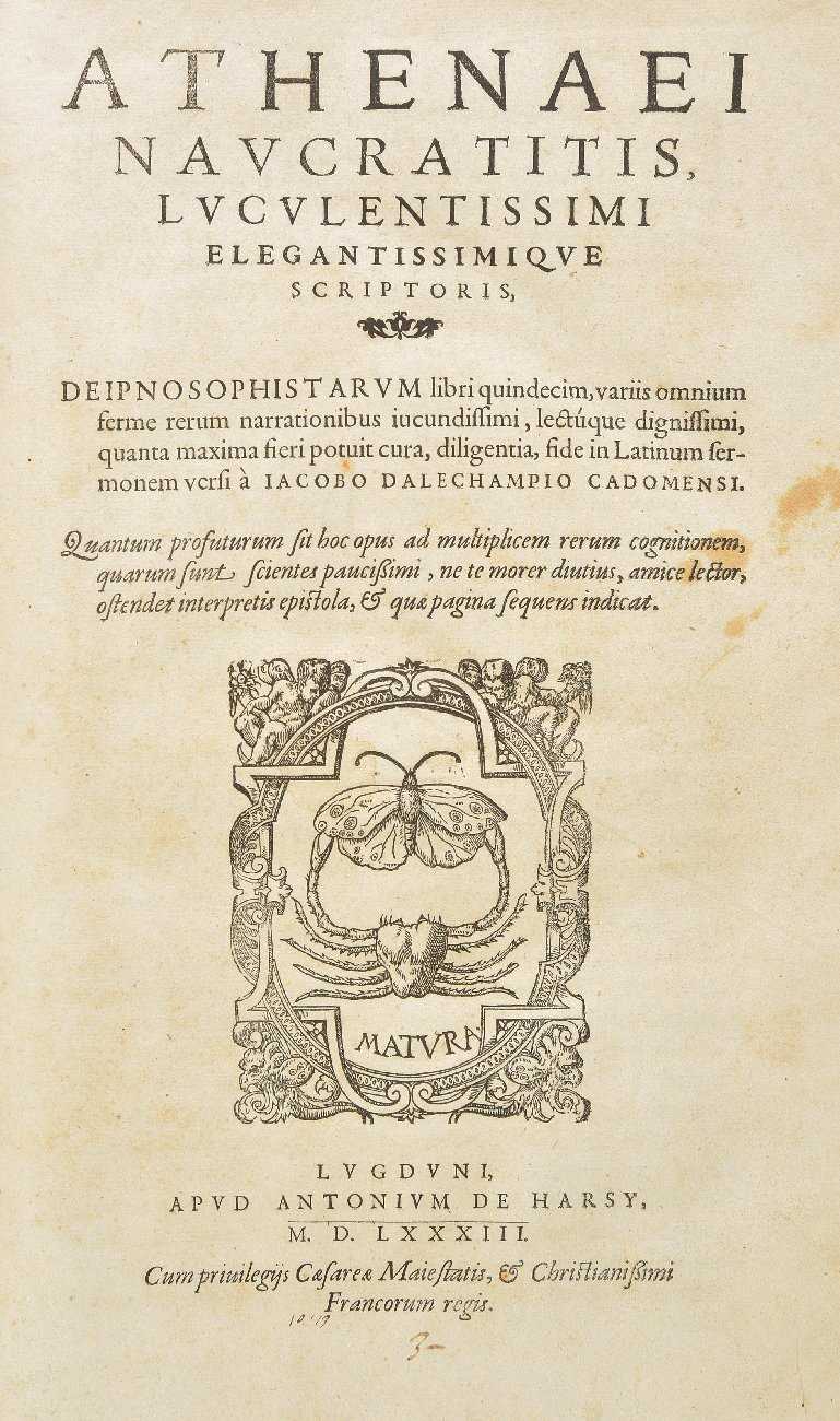 Lot 288 - Athenaeus of Naucratis