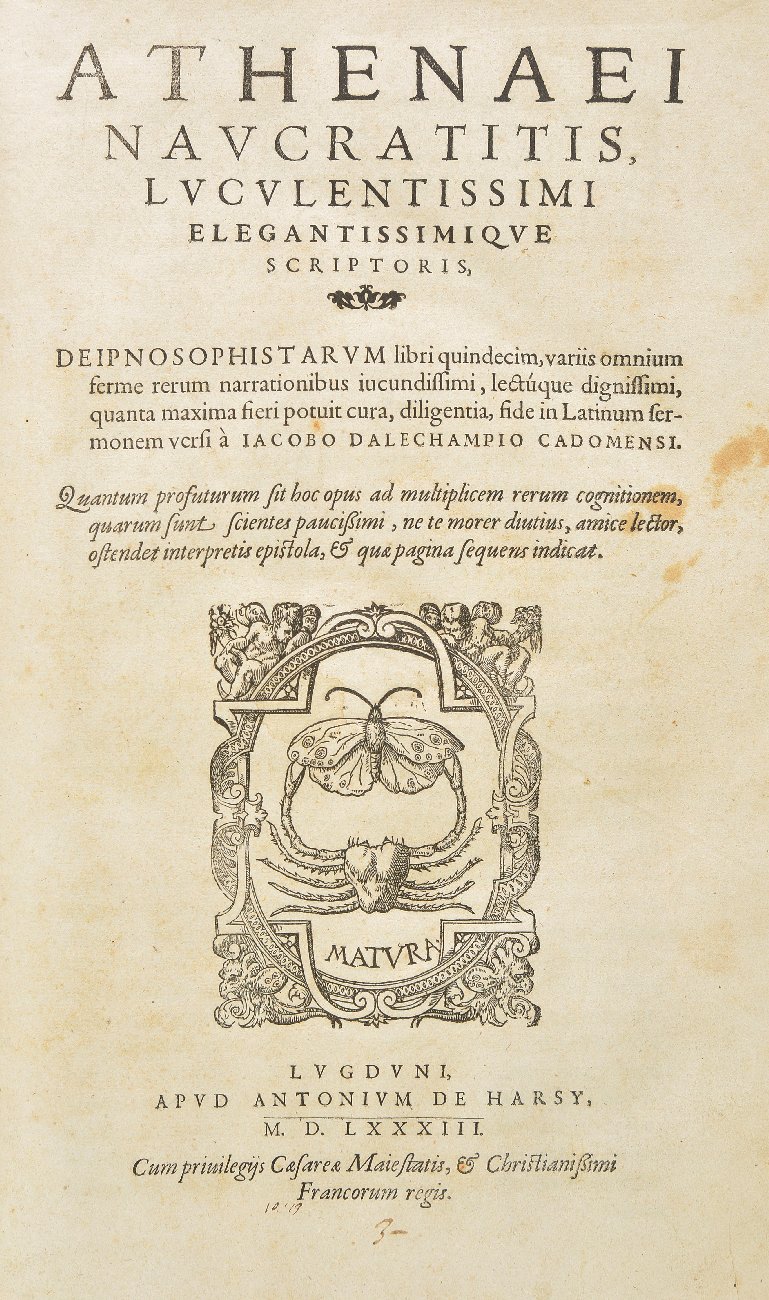 Lot 288 - Athenaeus of Naucratis