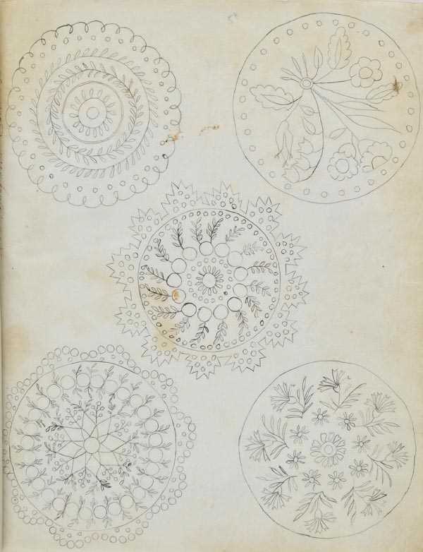 Lot 286 - Manuscript Pattern Book.