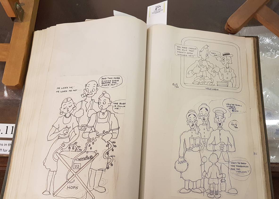 Lot 477 - Cartoon Artwork.