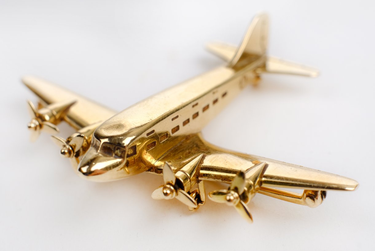 Lot 785 - Aircraft Brooch.