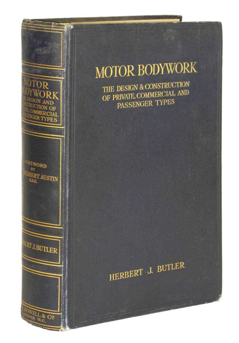 Lot 109 - Herbert J. Butler - Motor Bodywork: