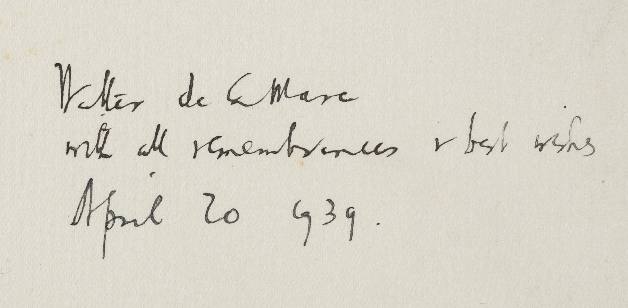 Lot 85 - De La Mare, Walter