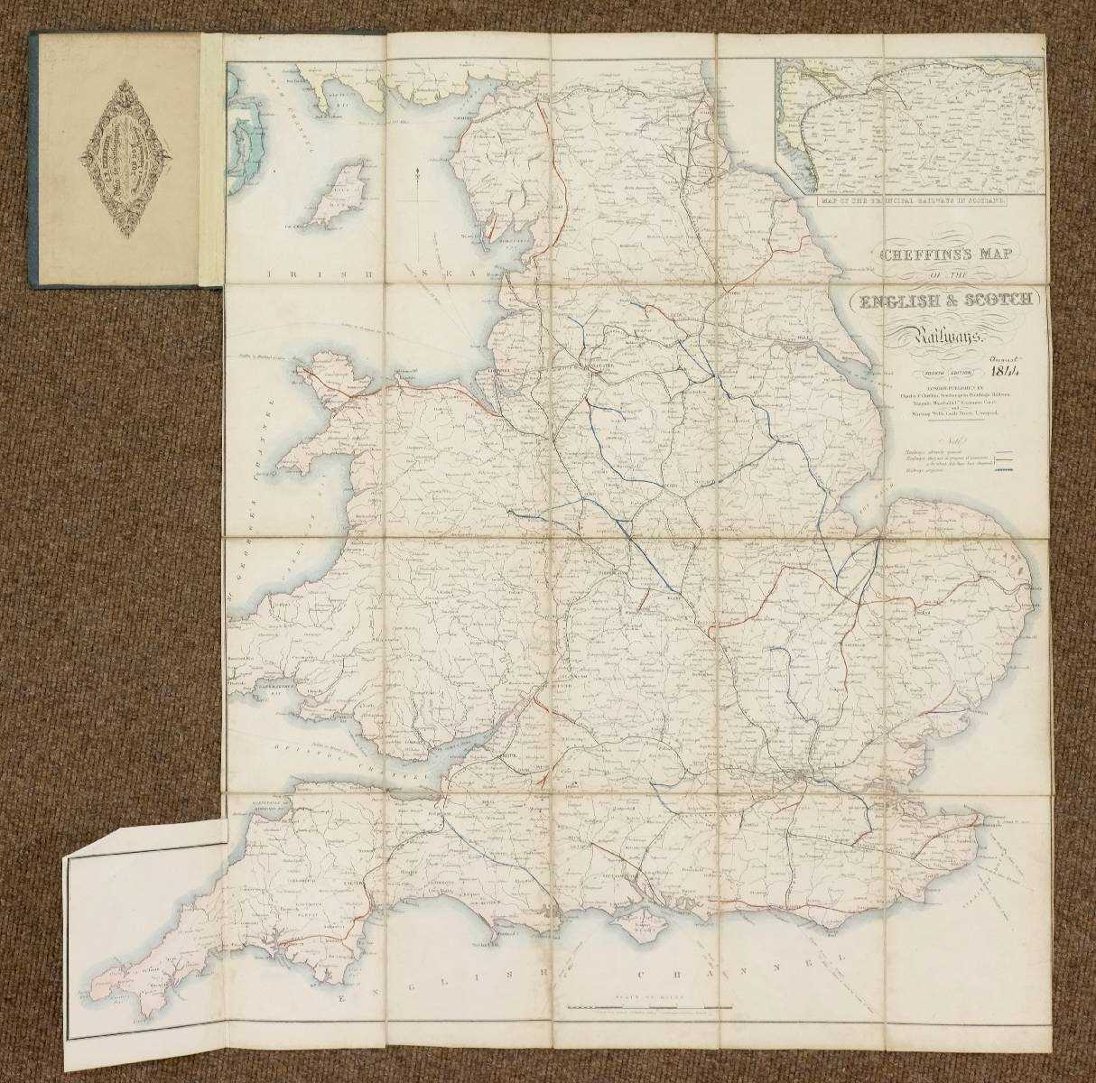 Lot 231 - Railway maps.