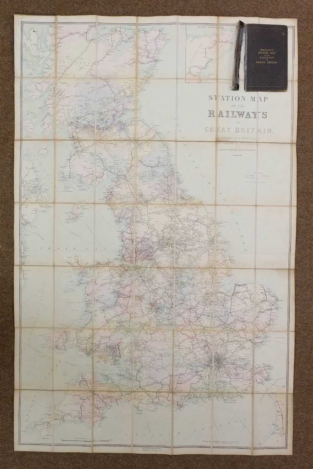 Lot 231 - Railway maps.