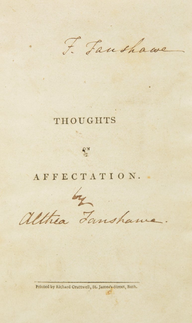 Lot 464 - [Fanshawe, Althea].