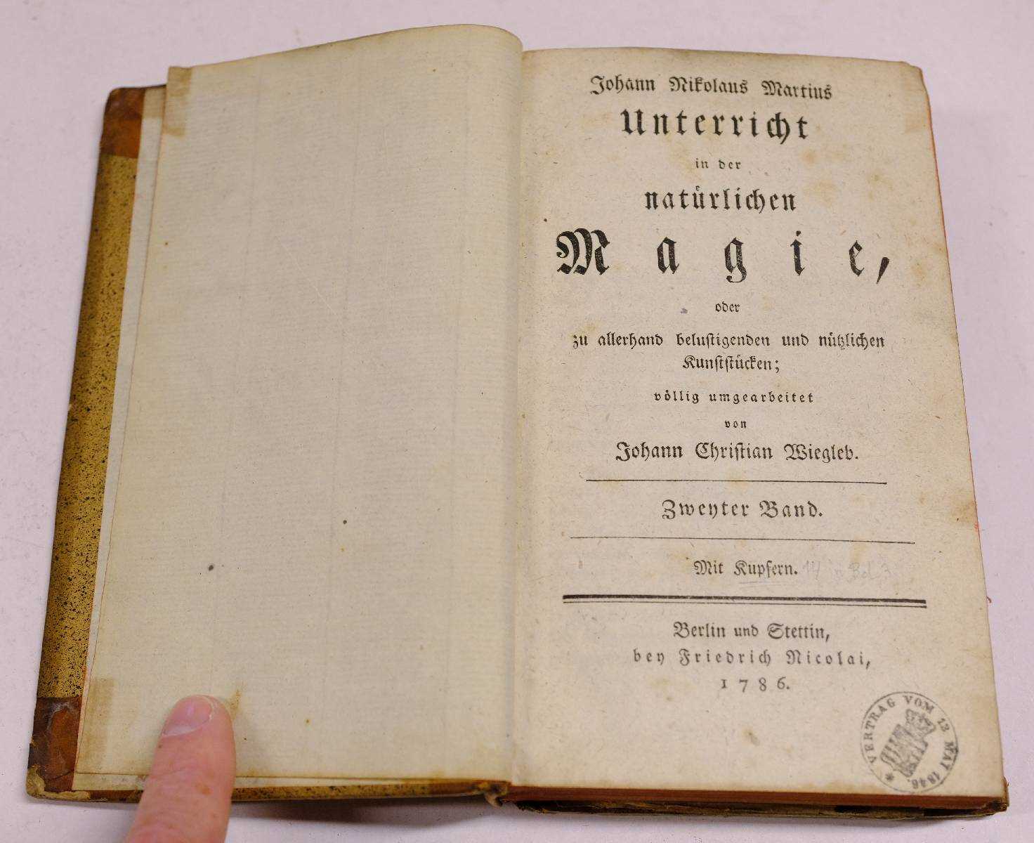 Lot 460 - Wiegleb, Johann Christian