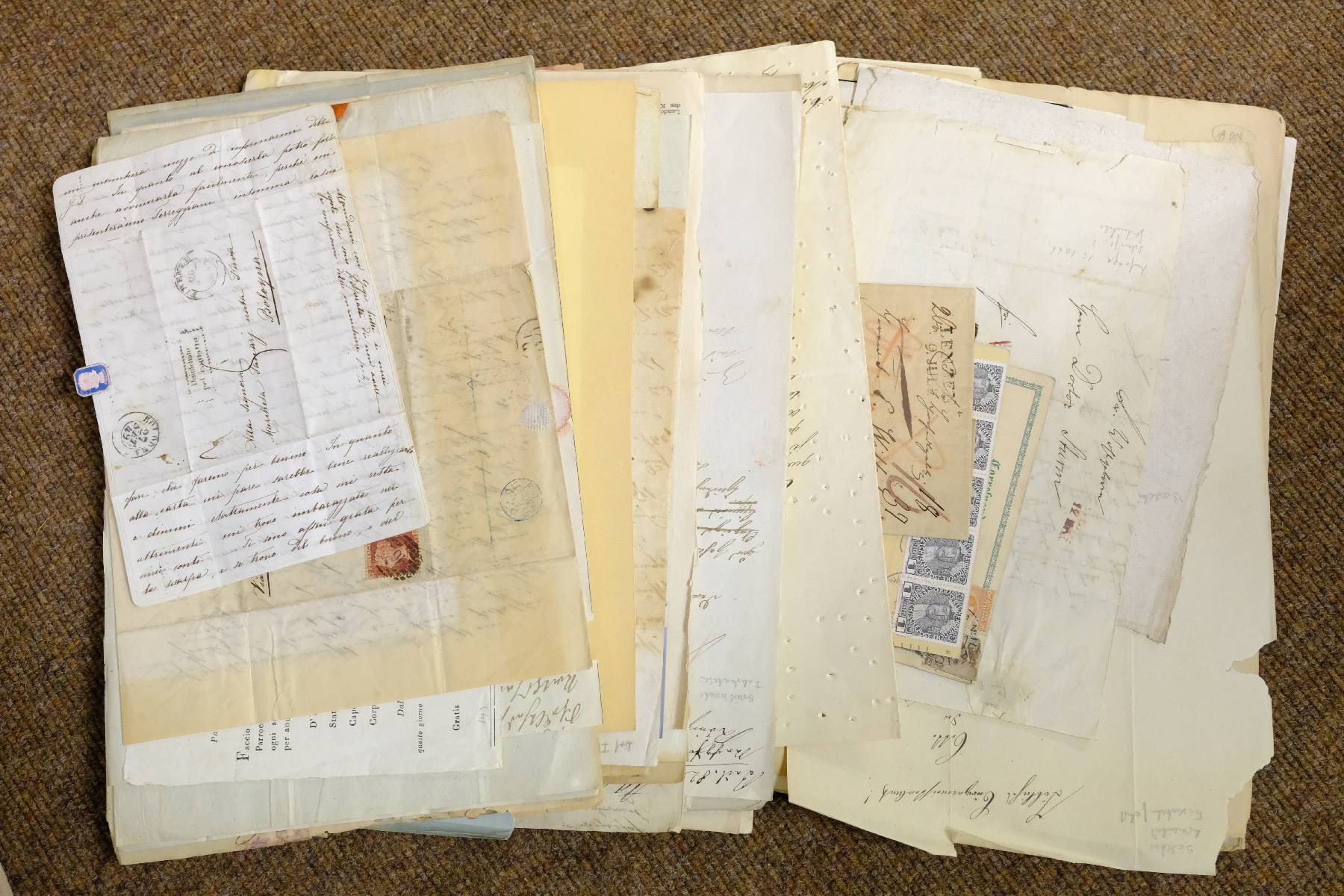 Lot 343 - Miscellaneous ephemera,