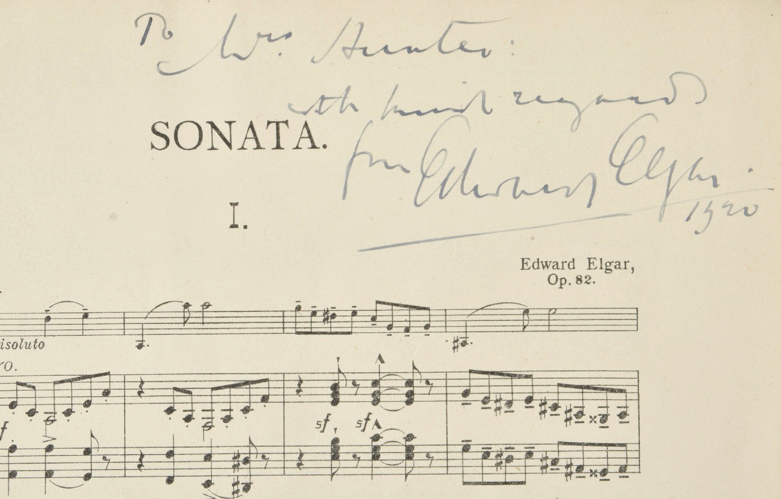Lot 249 - Elgar, Edward, 1857-1934