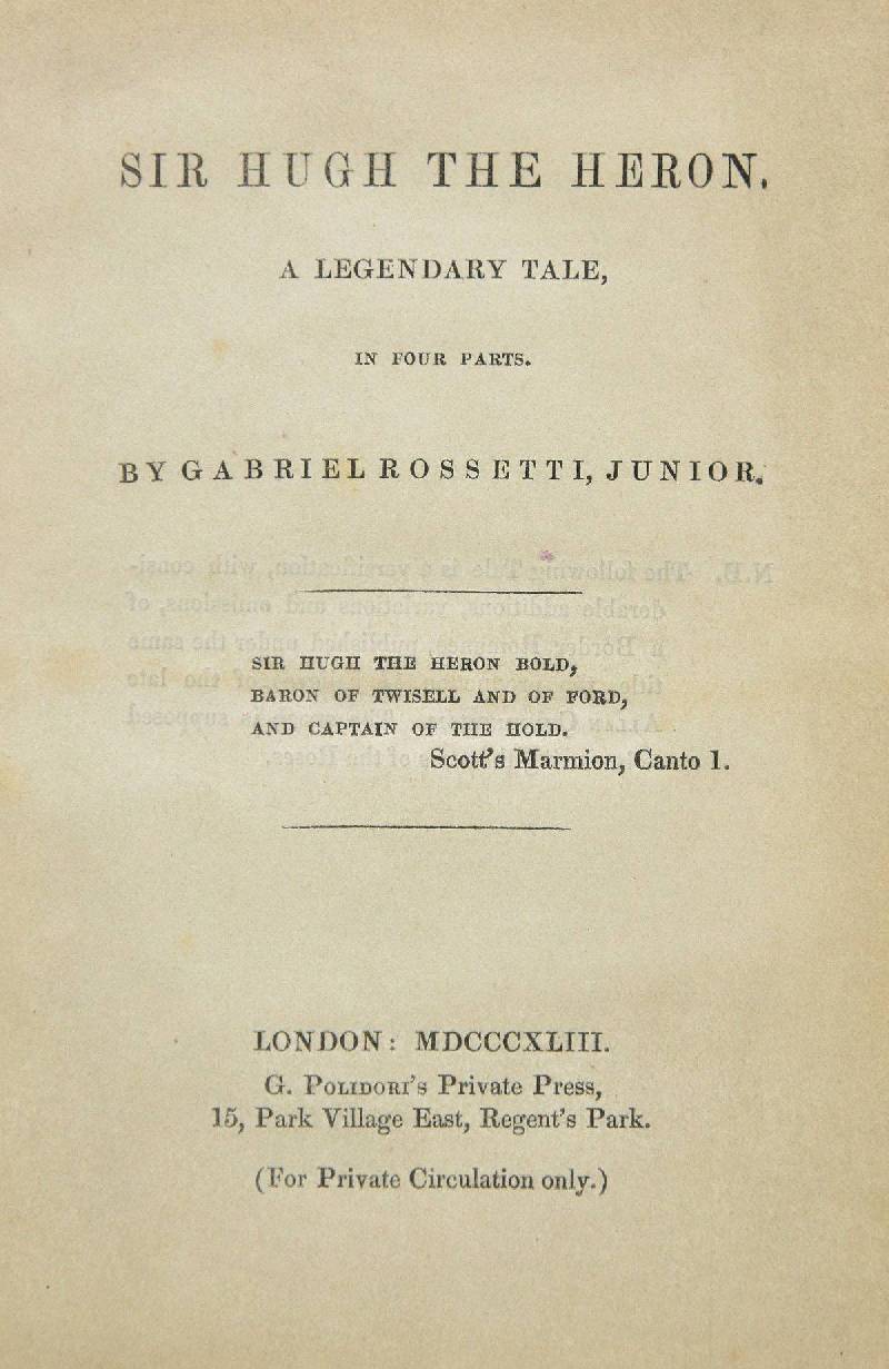 Lot 377 - Rossetti, Dante Gabriel