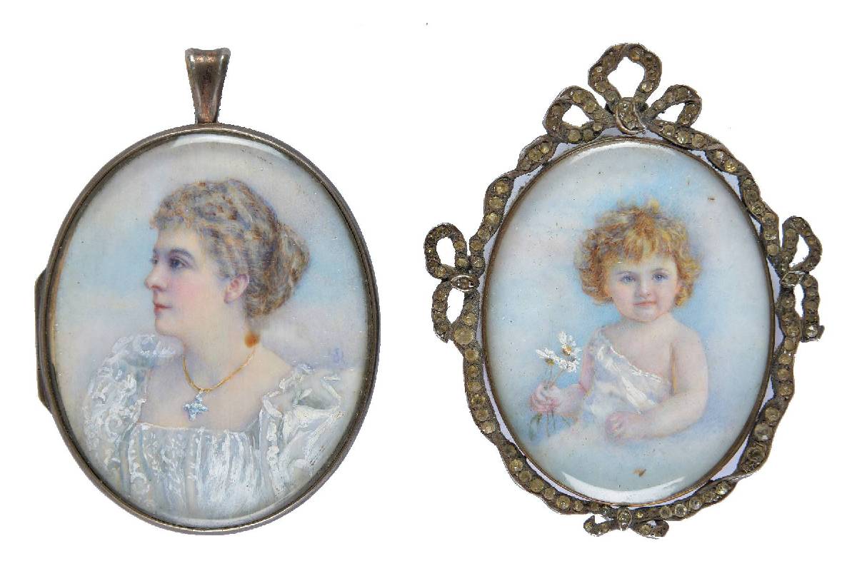 Lot 62 - Portrait miniatures.