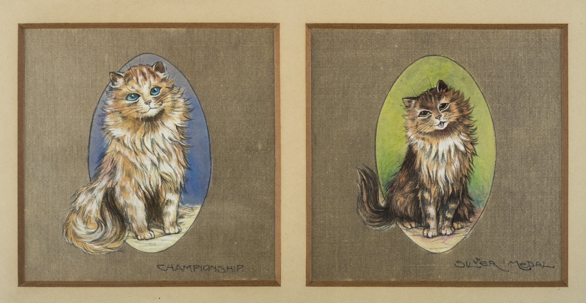 Lot 524 - After Louis Wain (1860-1939), and Violet