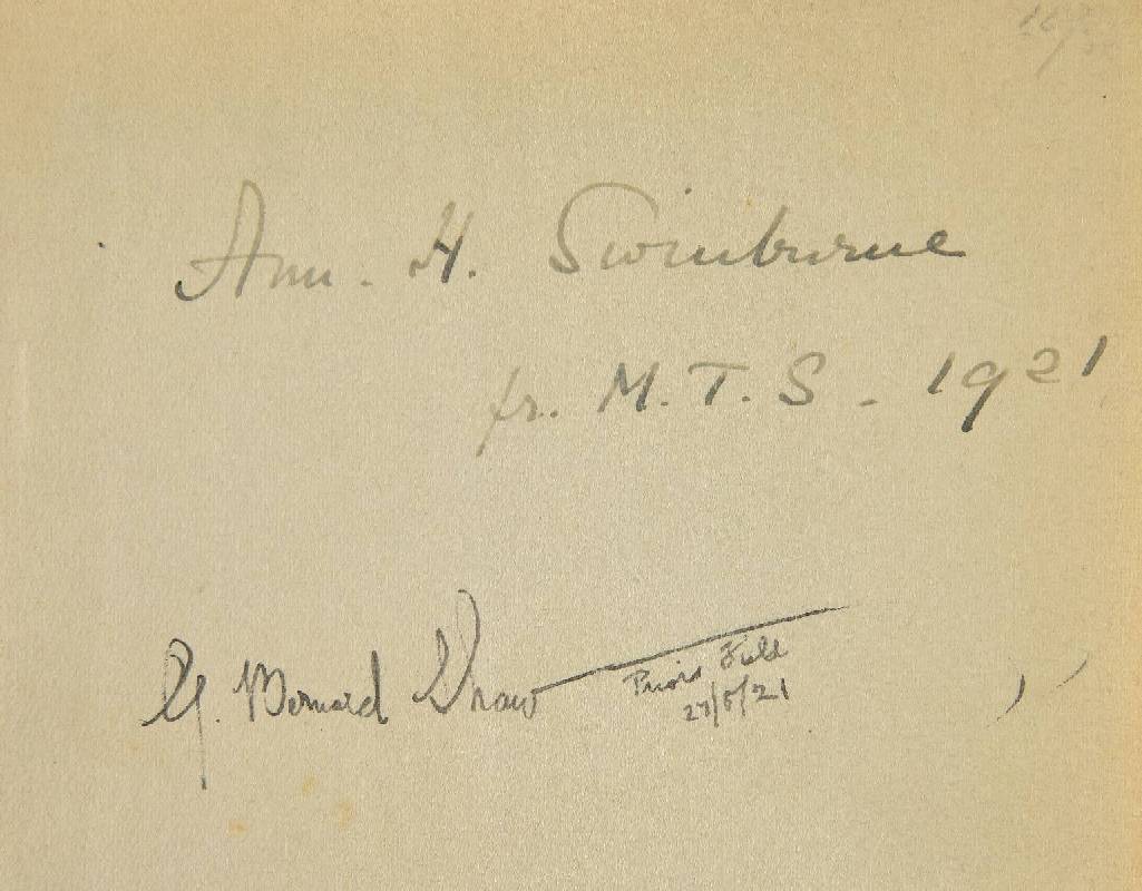 Lot 456 - Shaw, George Bernard