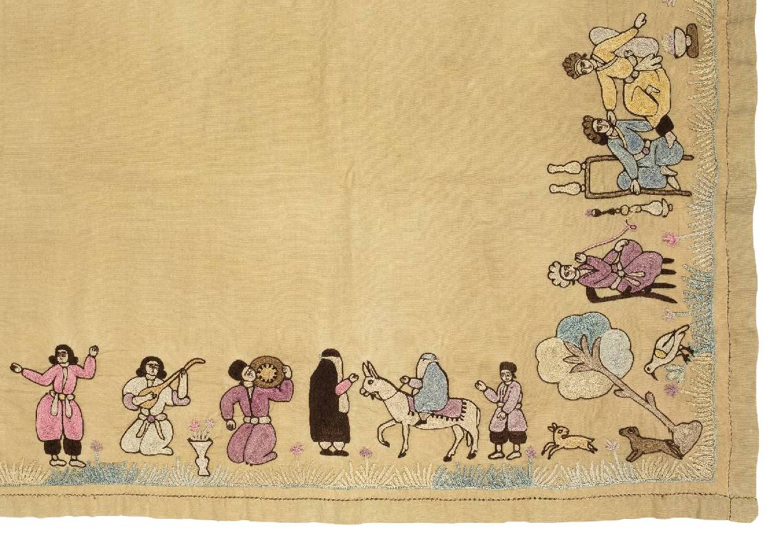 Lot 322 - Persian embroidery.