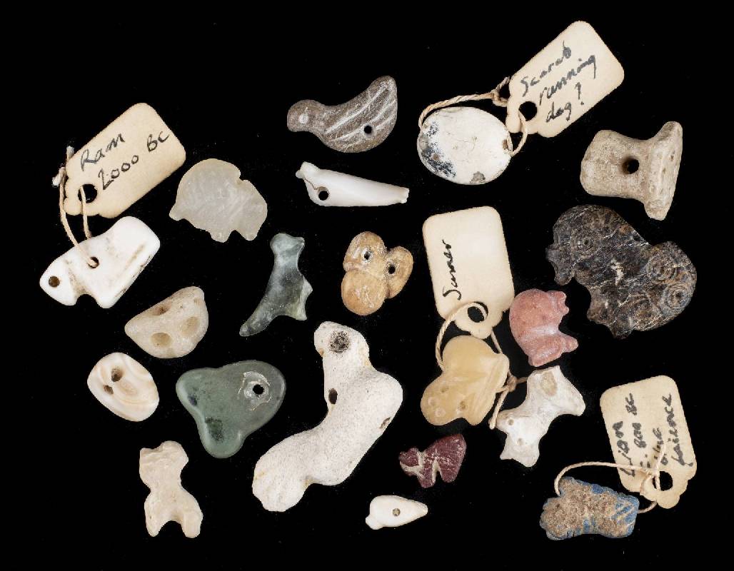 Lot 224 - Sumerian stone amulets,