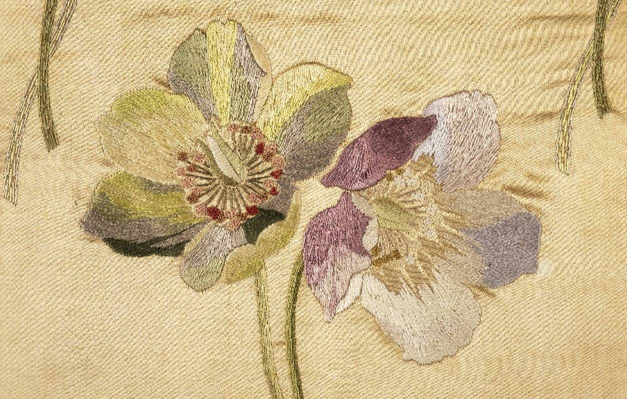 Lot 286 - Embroidered panel.
