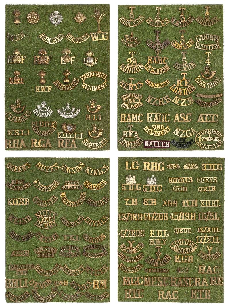 Lot 333 - Shoulder Titles.