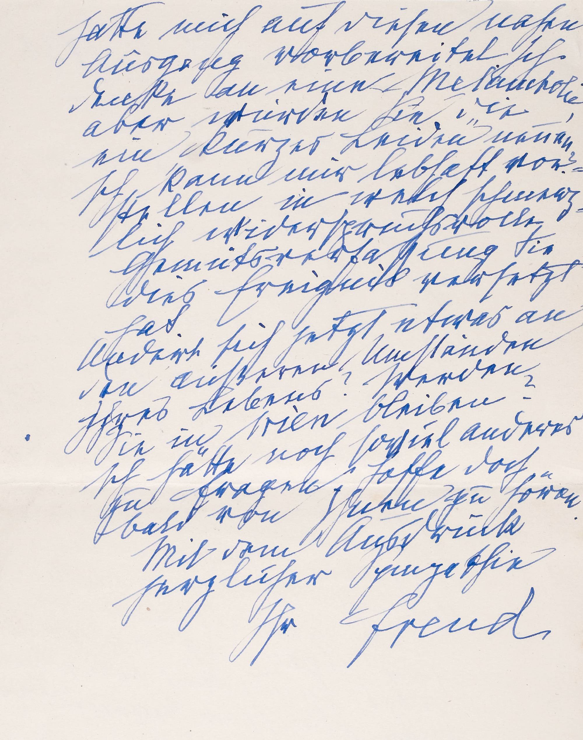 Lot 139 - Freud (Sigmund, 1856-1939).