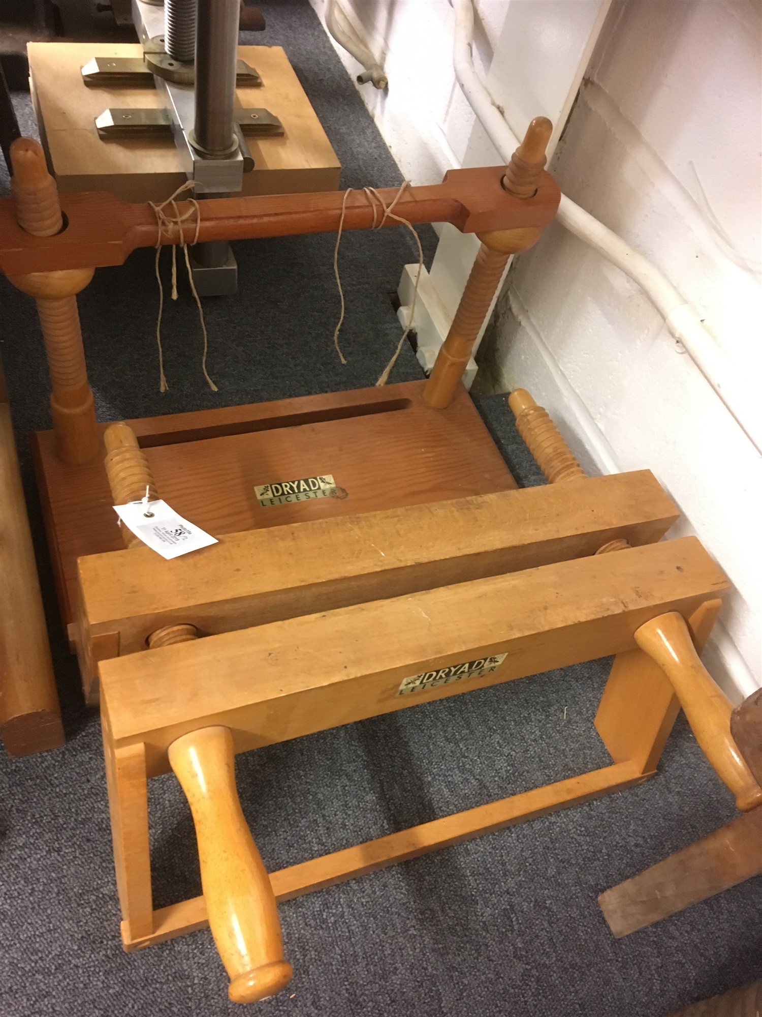 Lot 58 - Dryad laying press.