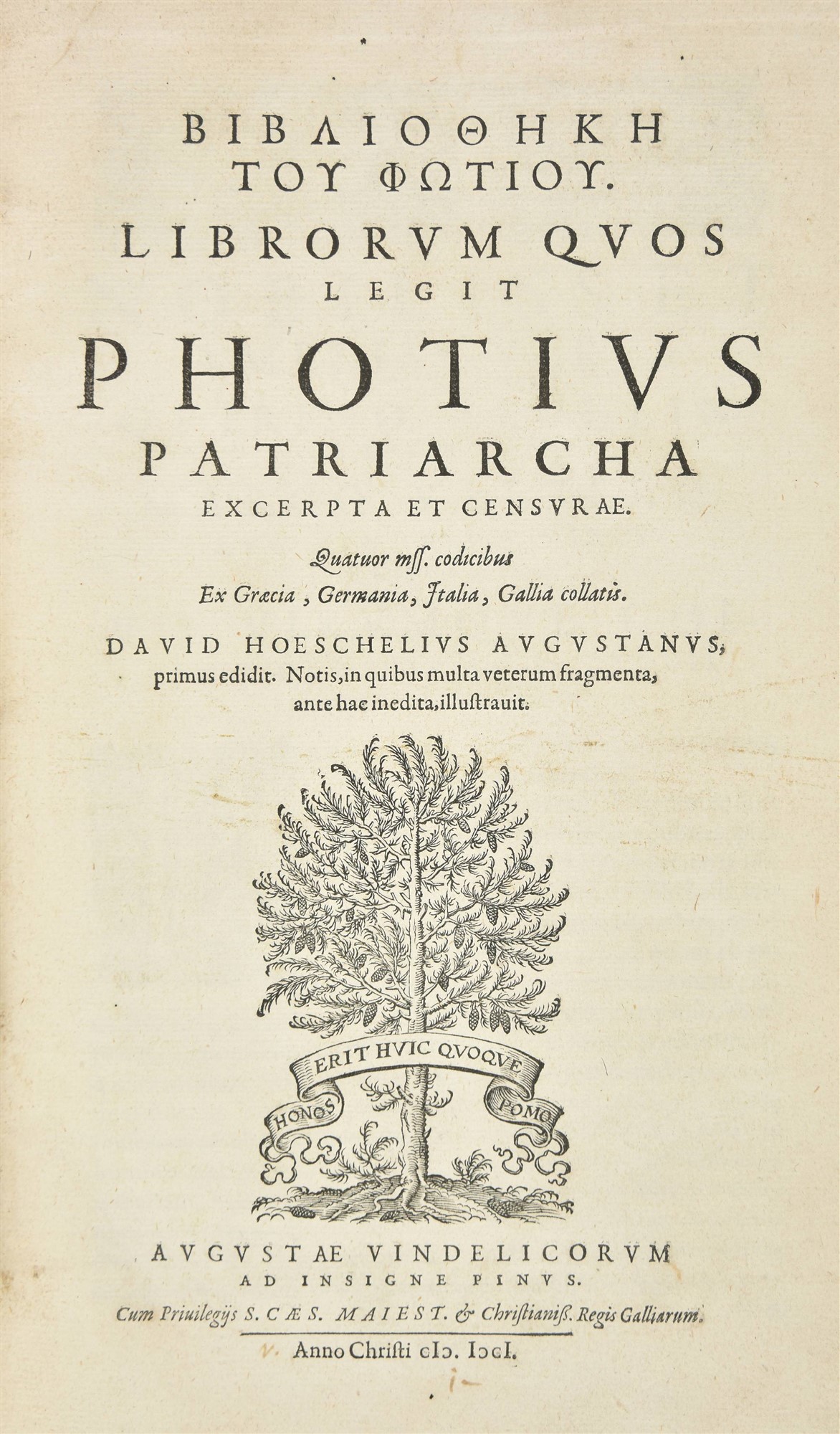 Lot 418 - Photios I.
