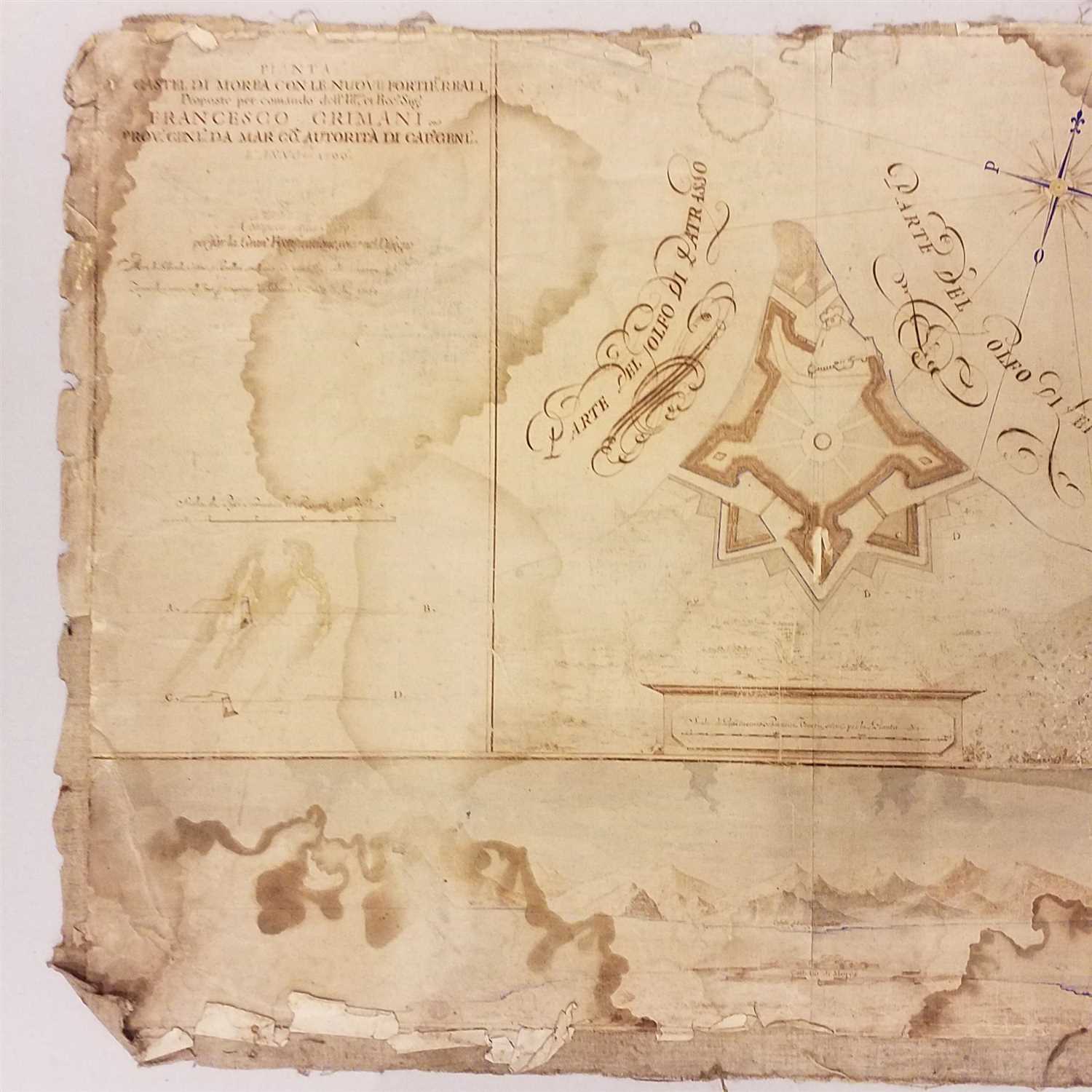 Lot 241 - Manuscript map