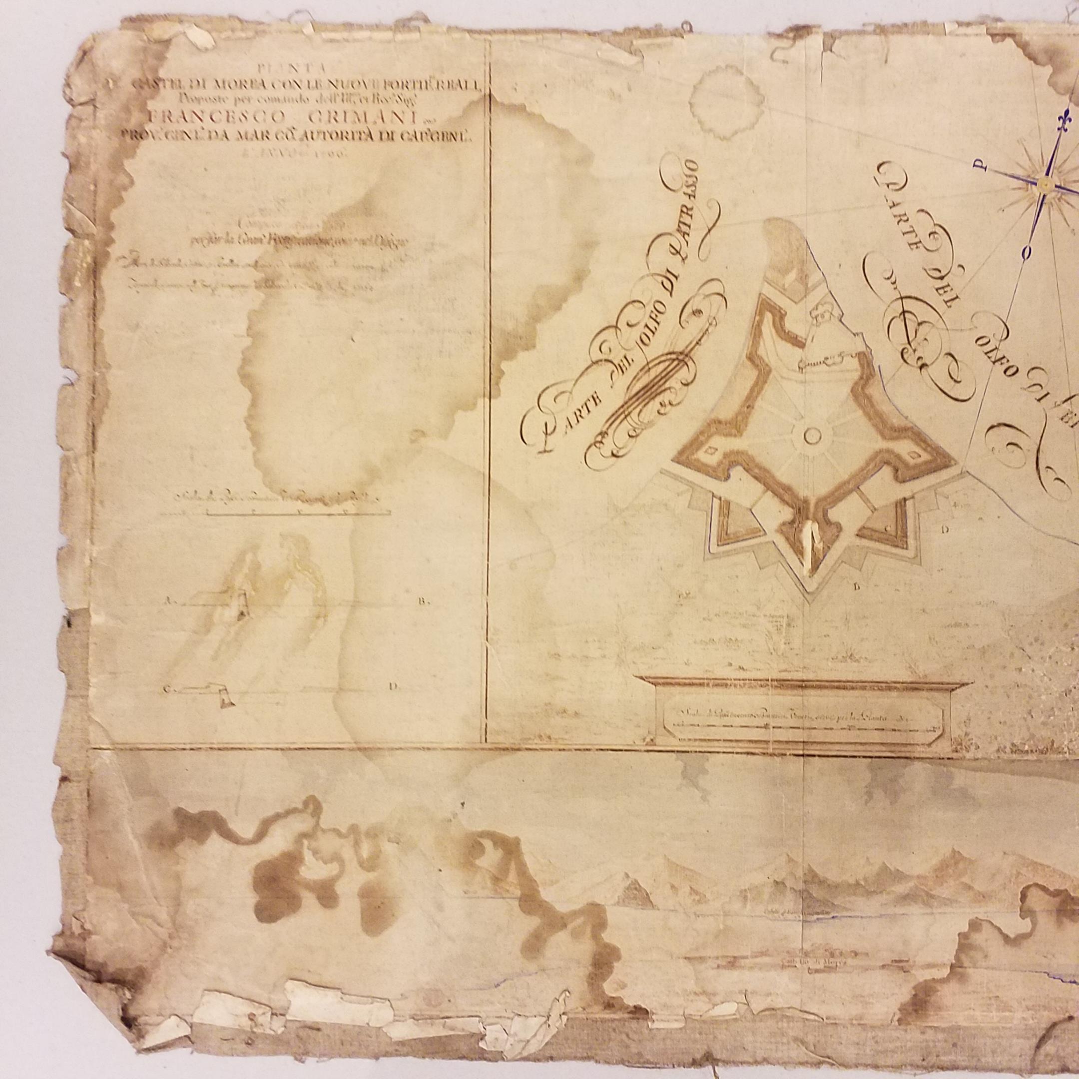 Lot 241 - Manuscript map
