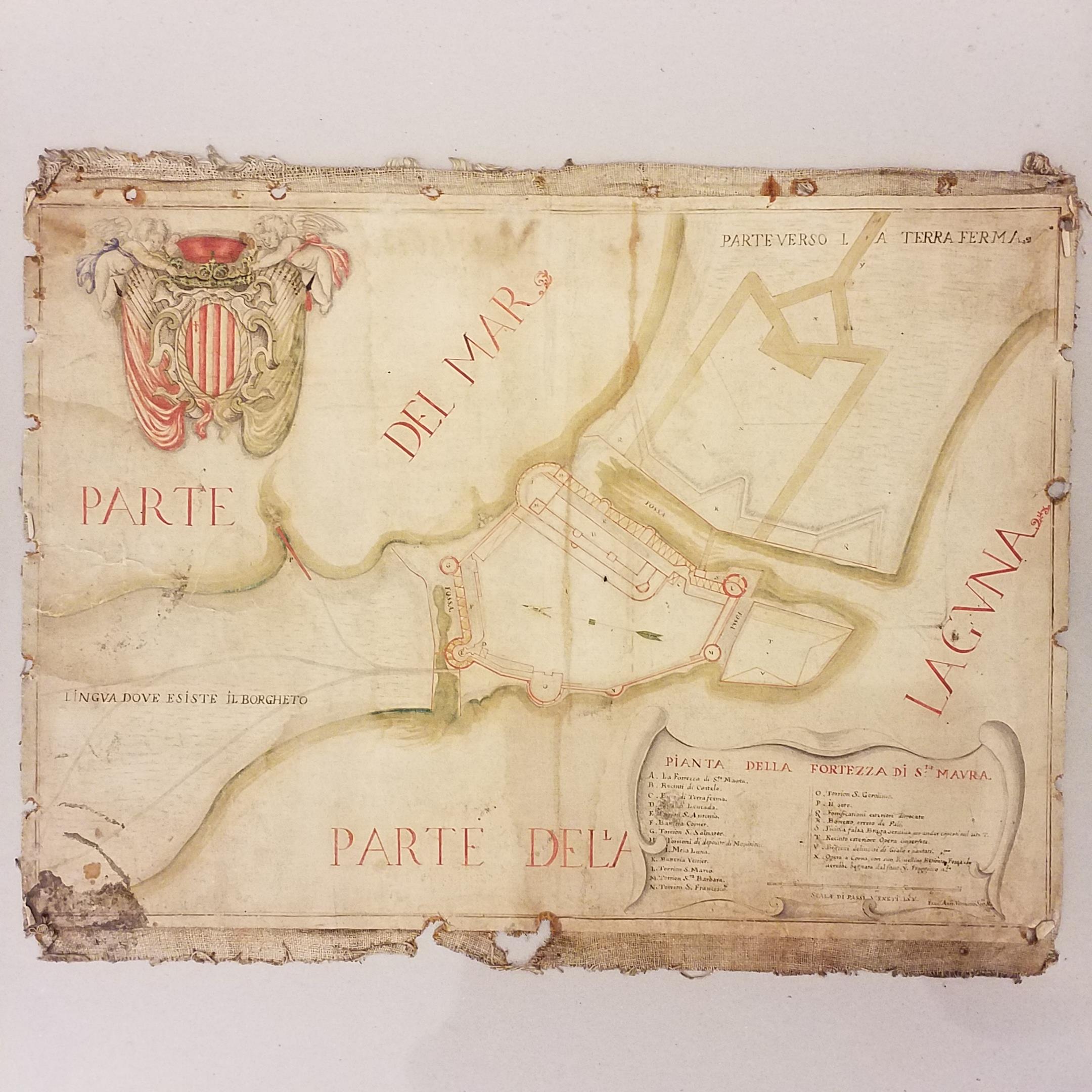 Lot 242 - Manuscript map
