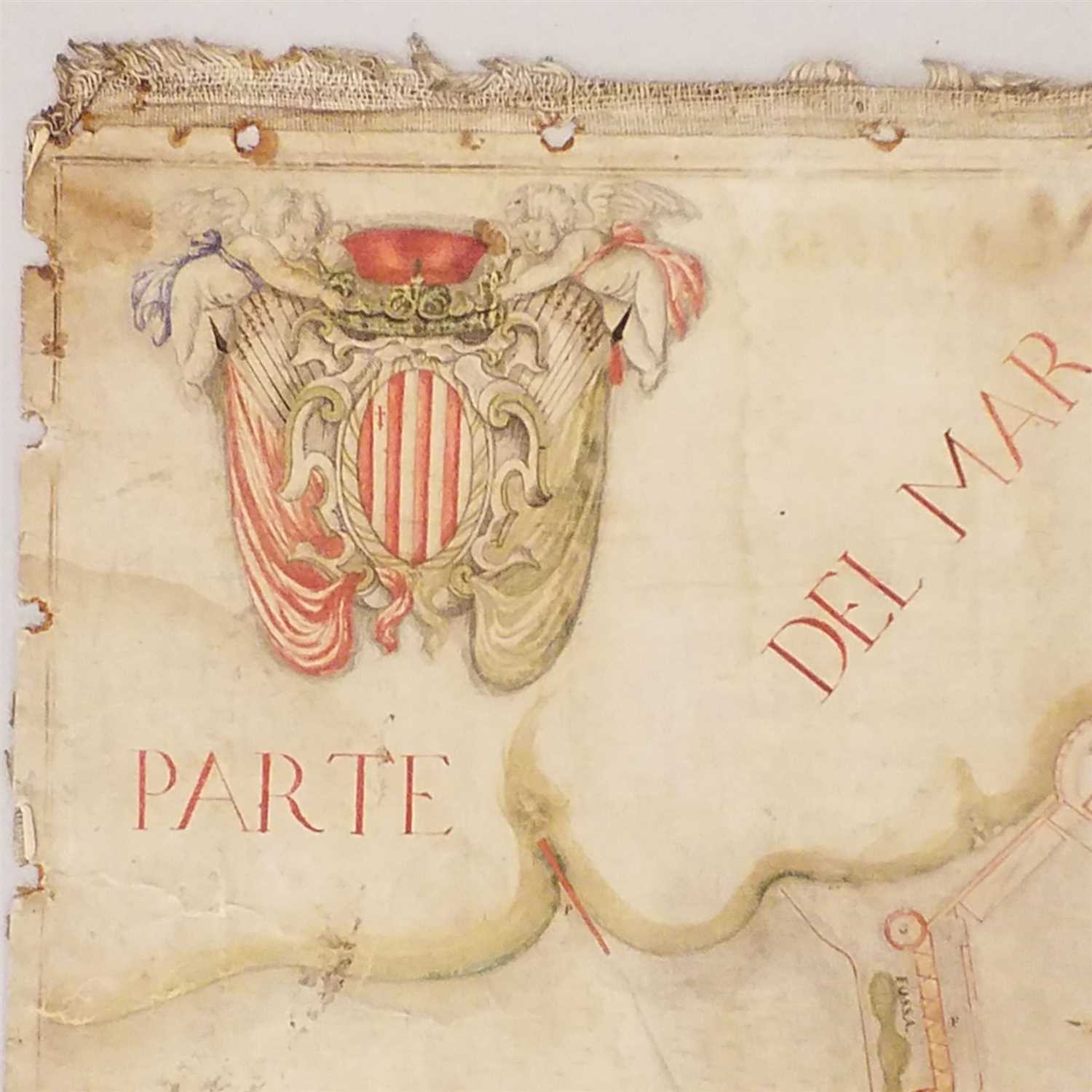 Lot 242 - Manuscript map