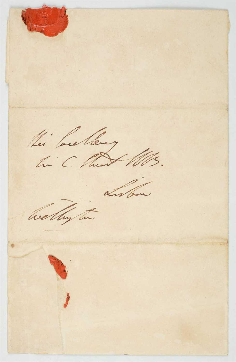Lot 68 - Duke of Wellington, Autograph Letters, 1812