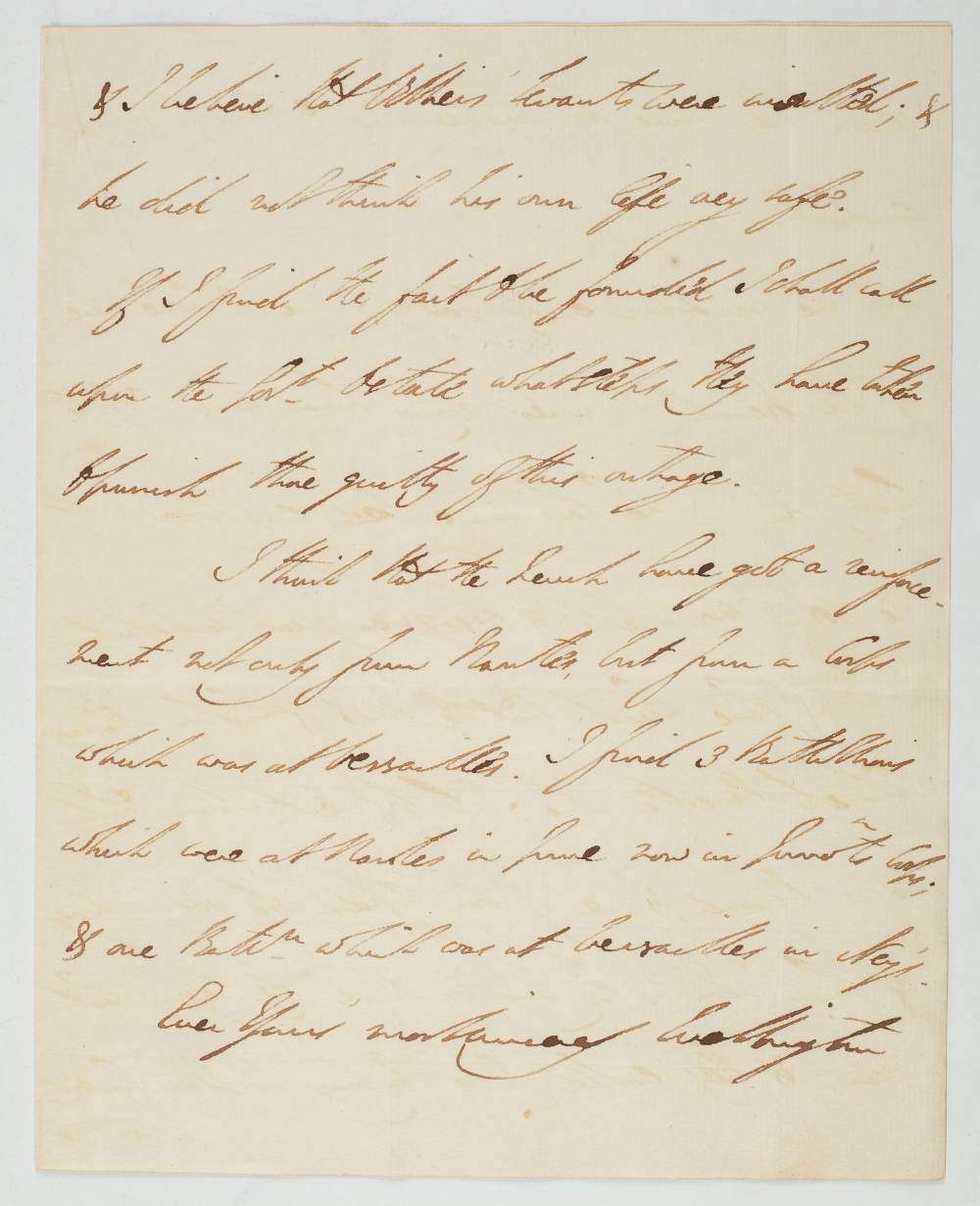 Lot 70 - Duke of Wellington, Autograph letter, 1810