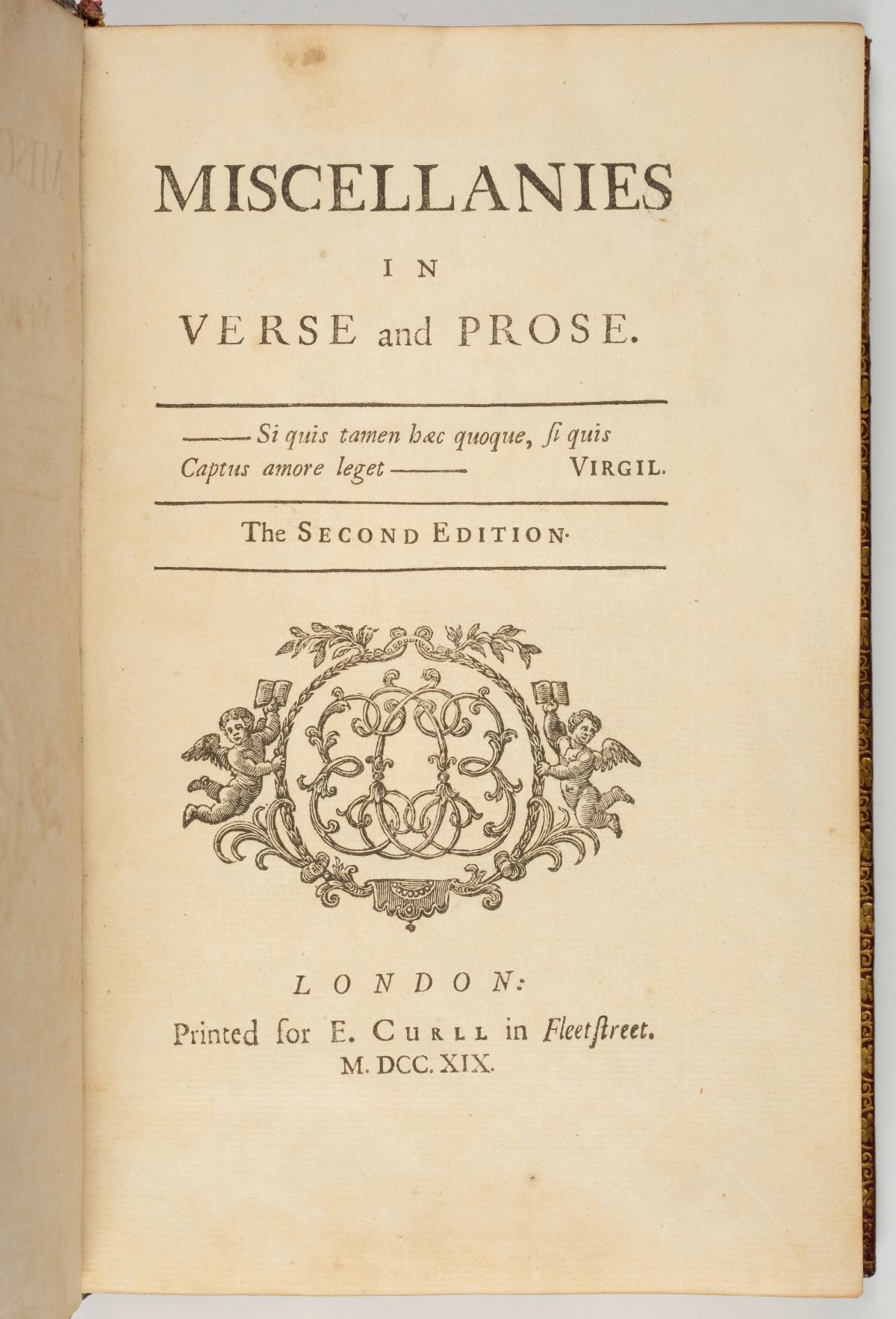 Lot 140 - Pack (Richardson). Miscellanies, 1719