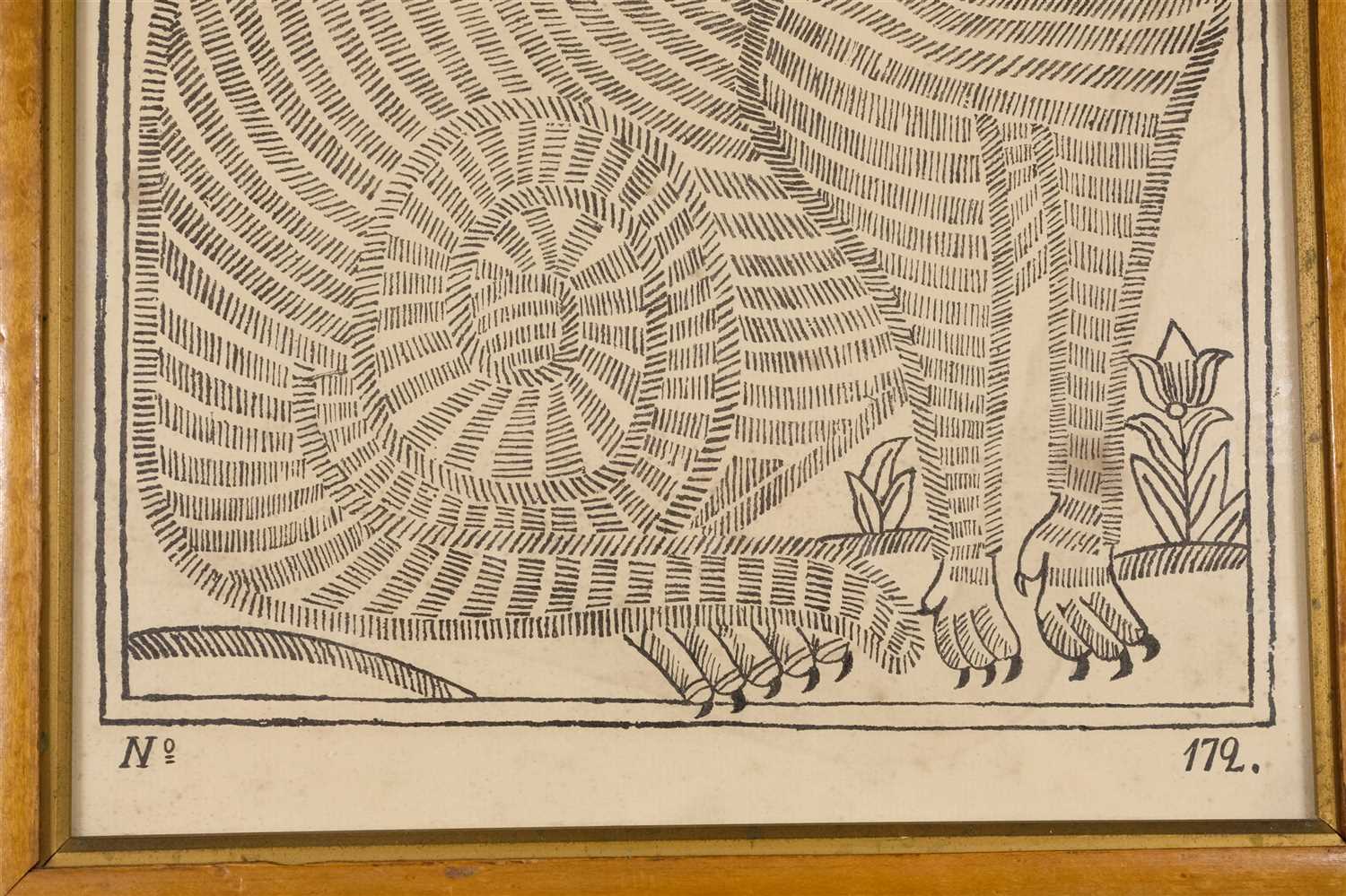 Lot 402 - Russian lubok of Peter the Great. The Cat