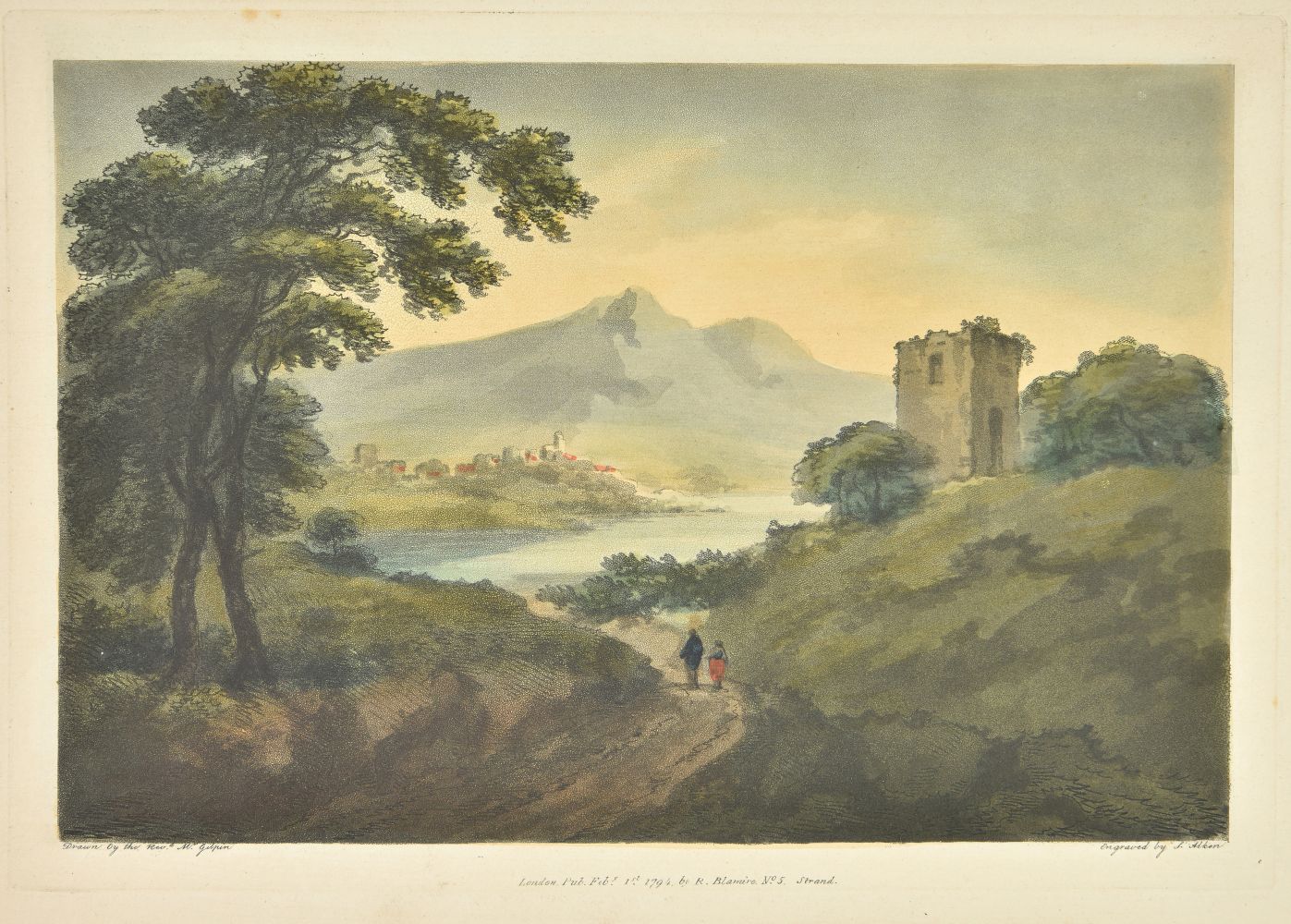 Lot 47 - Gilpin (William). Six Landscapes, 1794