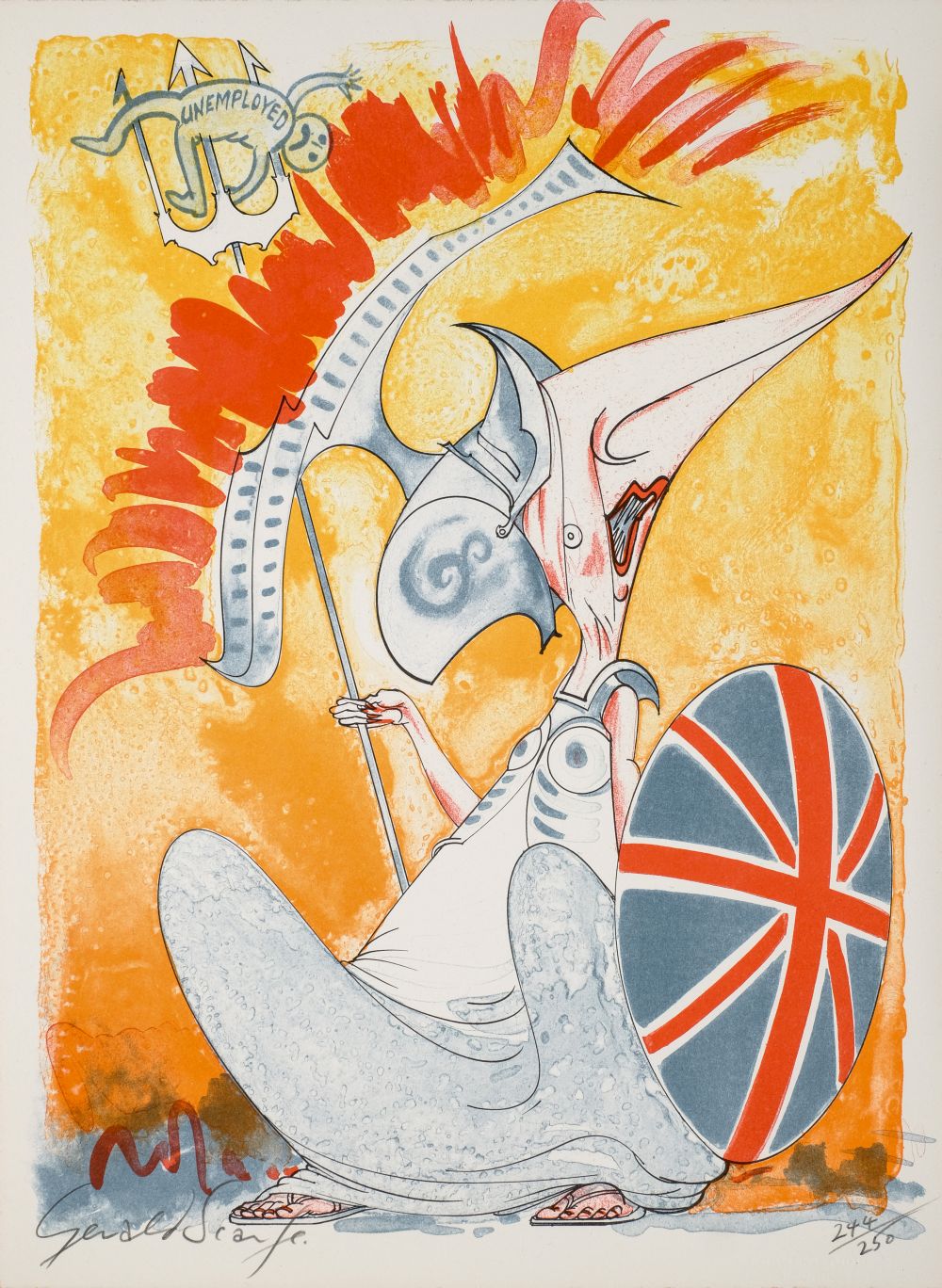 Lot 598 - Scarfe (Gerald). Gerald Scarfe, 1st edition,