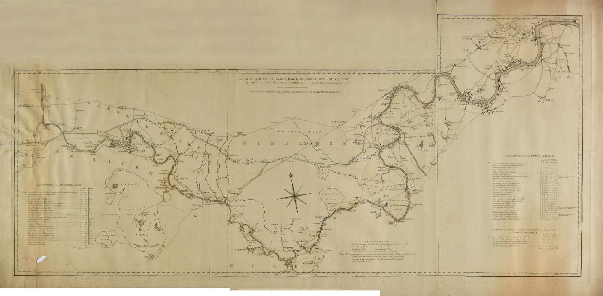 Lot 138 - River & Canal maps.