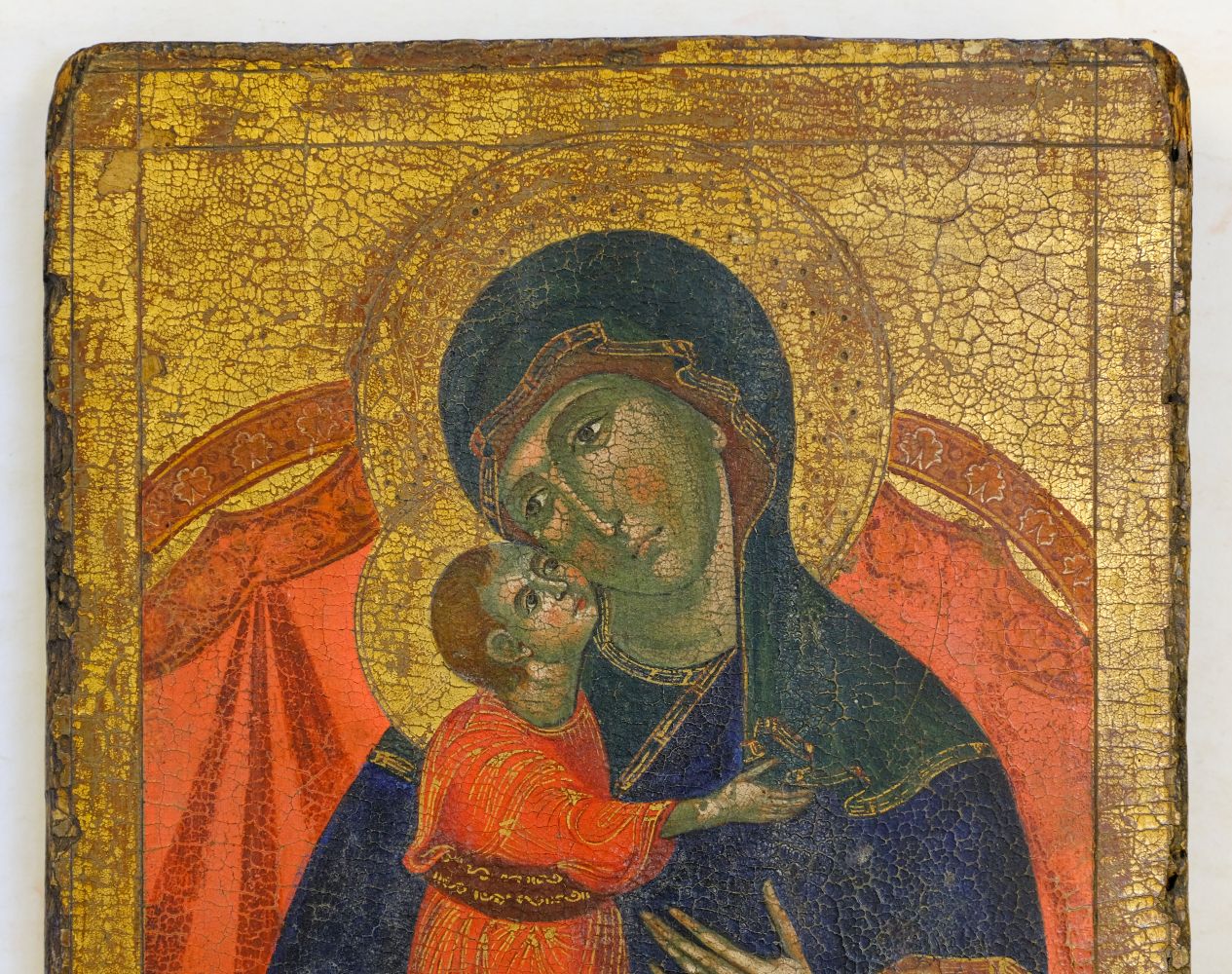 Lot 190 - Sienese School. Madonna and Child, 14th or
