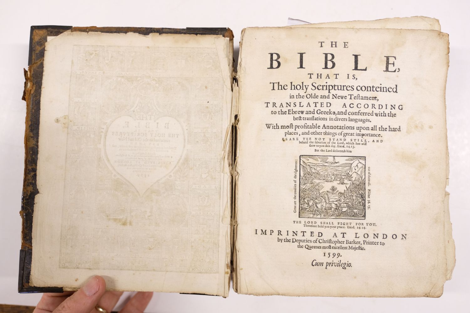 Lot 313 - Bible [English]. The Bible, London: Deputies