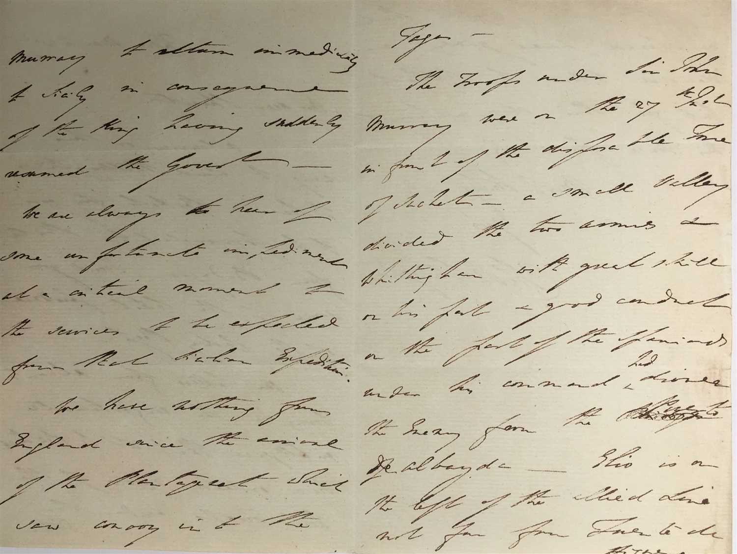 Lot 264 - Stuart (Sir Charles, 1779-1845). An